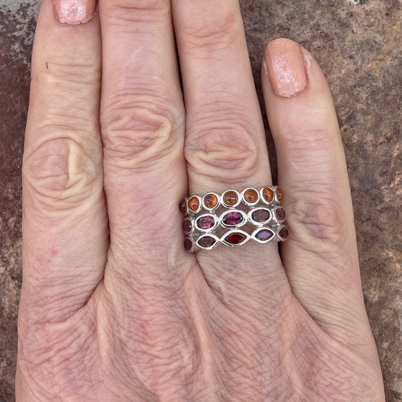 JOYA by Judy Crowell | Jewelry | Joya By Judy Crowell Multi 3 Row Wide ...